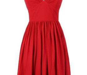 Prom Gown,Lovely Cute Prom Dress,Red Sexy Prom Dress,Prom Party Dress ...